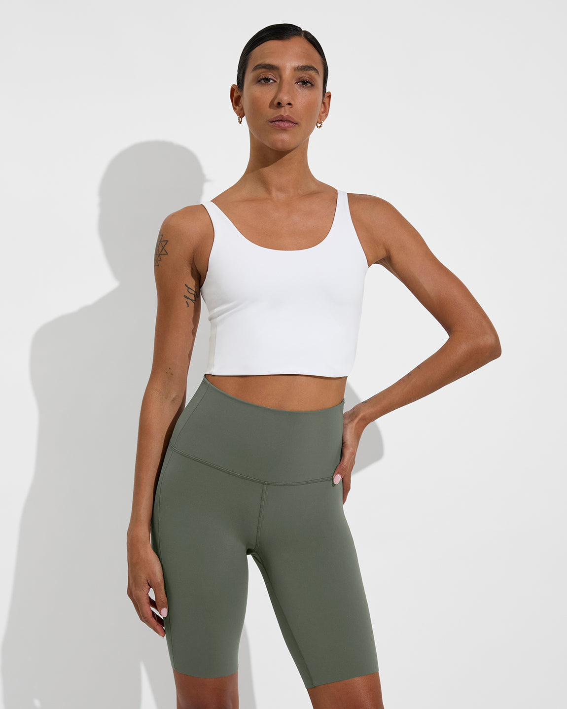Reset Tank - White Super Moves Fabric Tank – Left On Friday