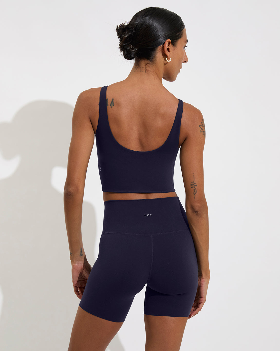 Reset Tank - Navy Super Moves Fabric Tank – Left On Friday