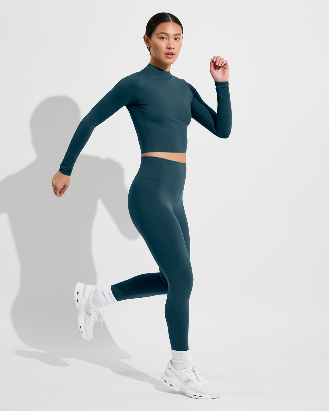 Super Moves Tight - Super Moves Fabric Teal Legging – Left On Friday