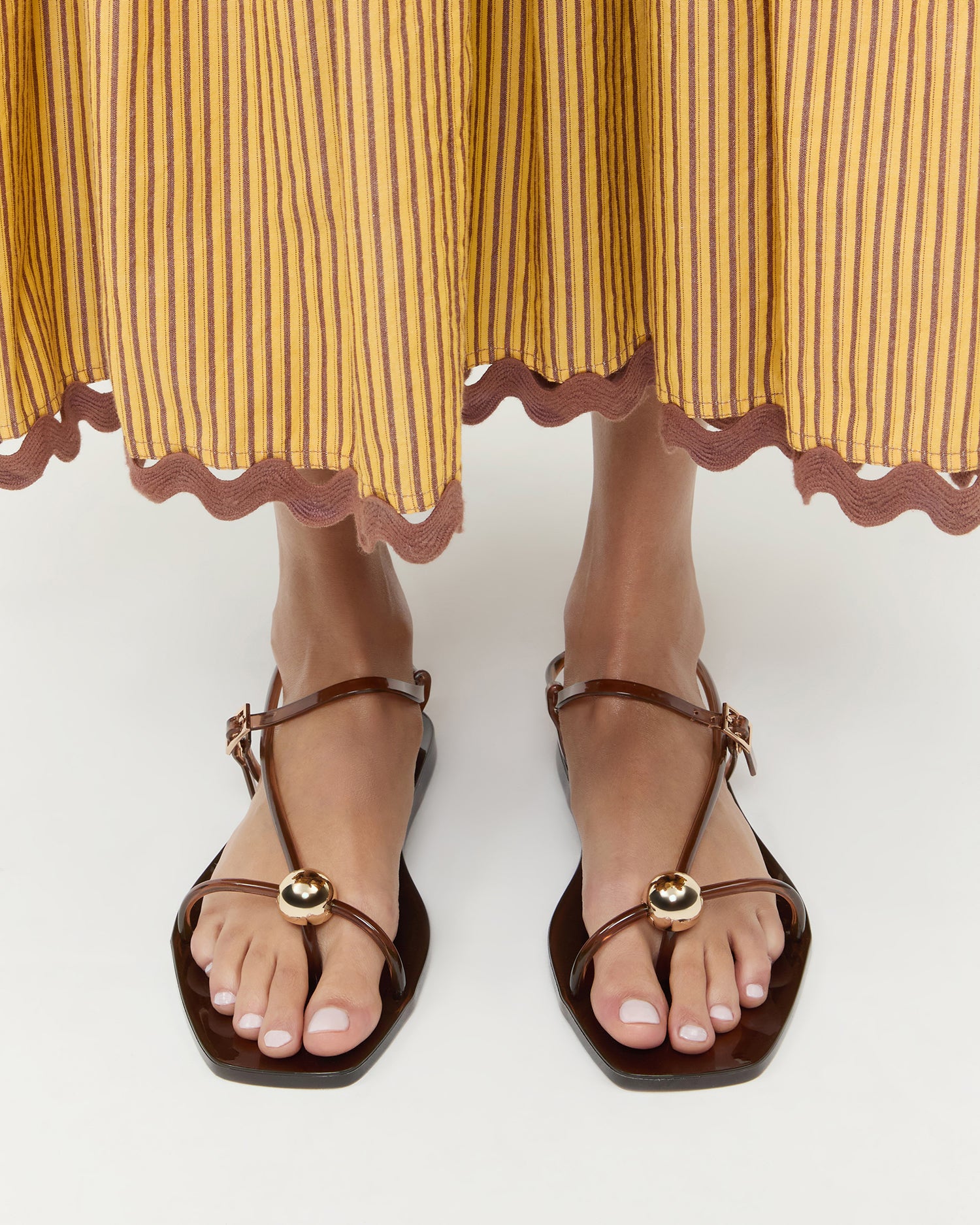 Dana Jelly Sandal *Left On Friday X Loeffler Randall - Cold Brew