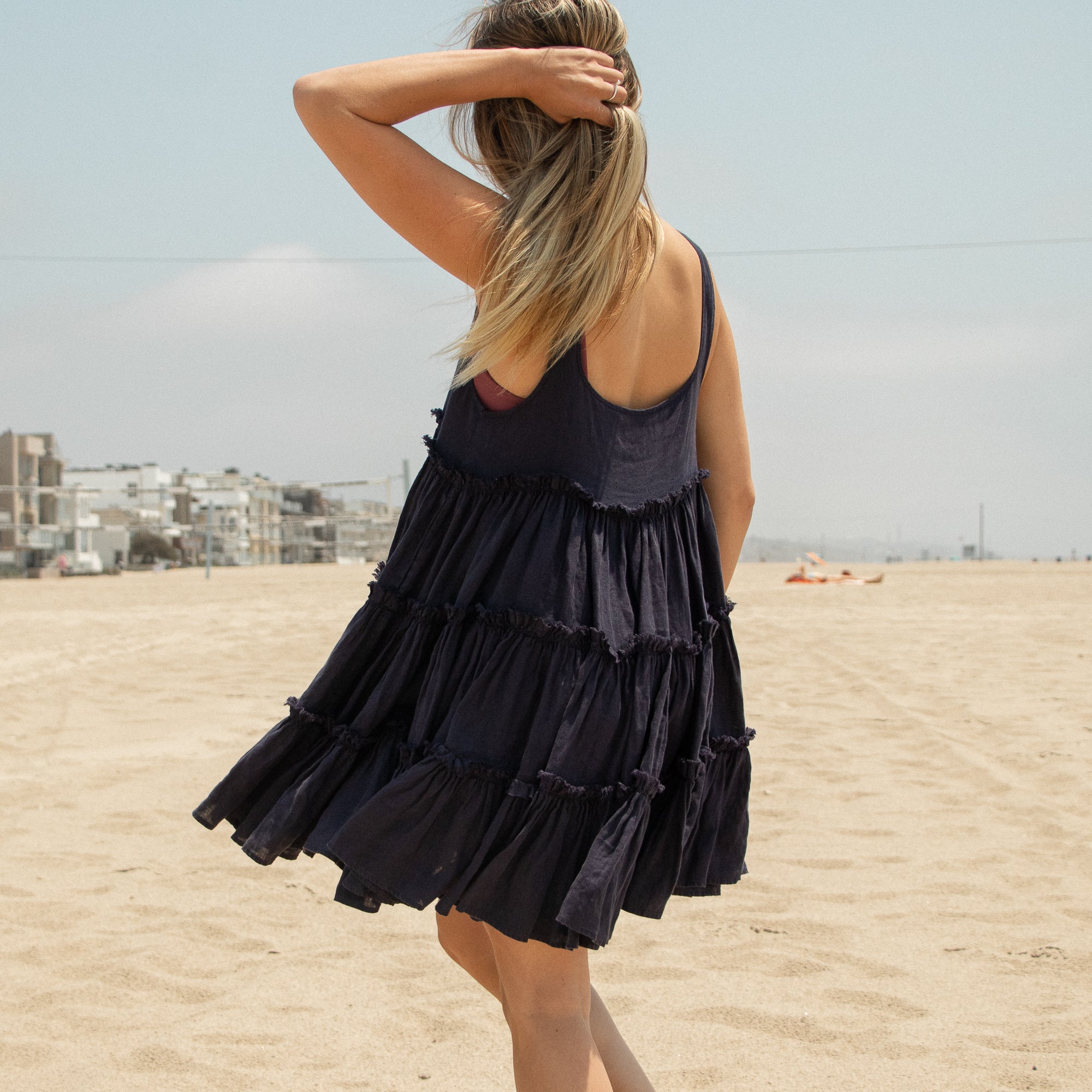 Half Day Dress - Sprint (Navy) – Left On Friday