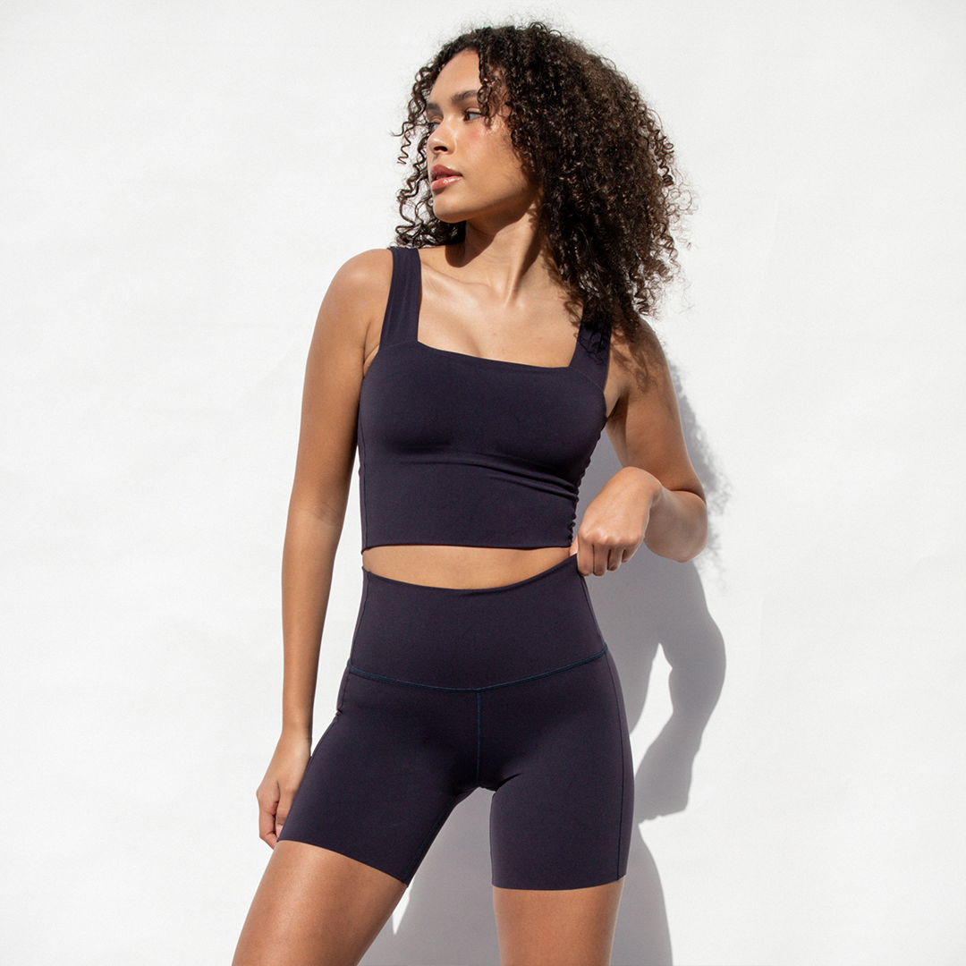 Super Moves Short - Super Moves Fabric Navy Short – Left On Friday