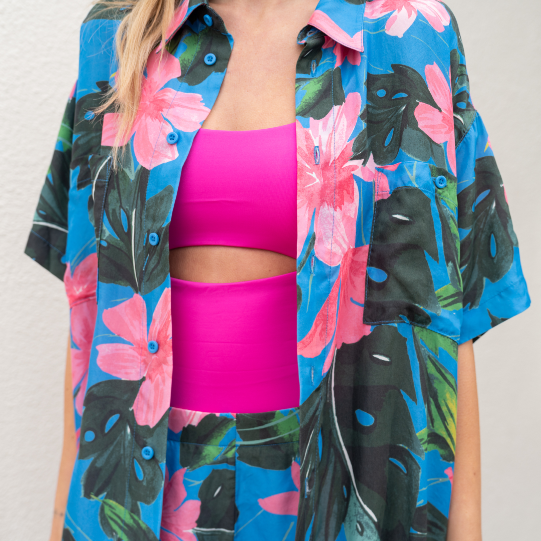 Day Trip Button Down - Aloha Point Break – Left On Friday