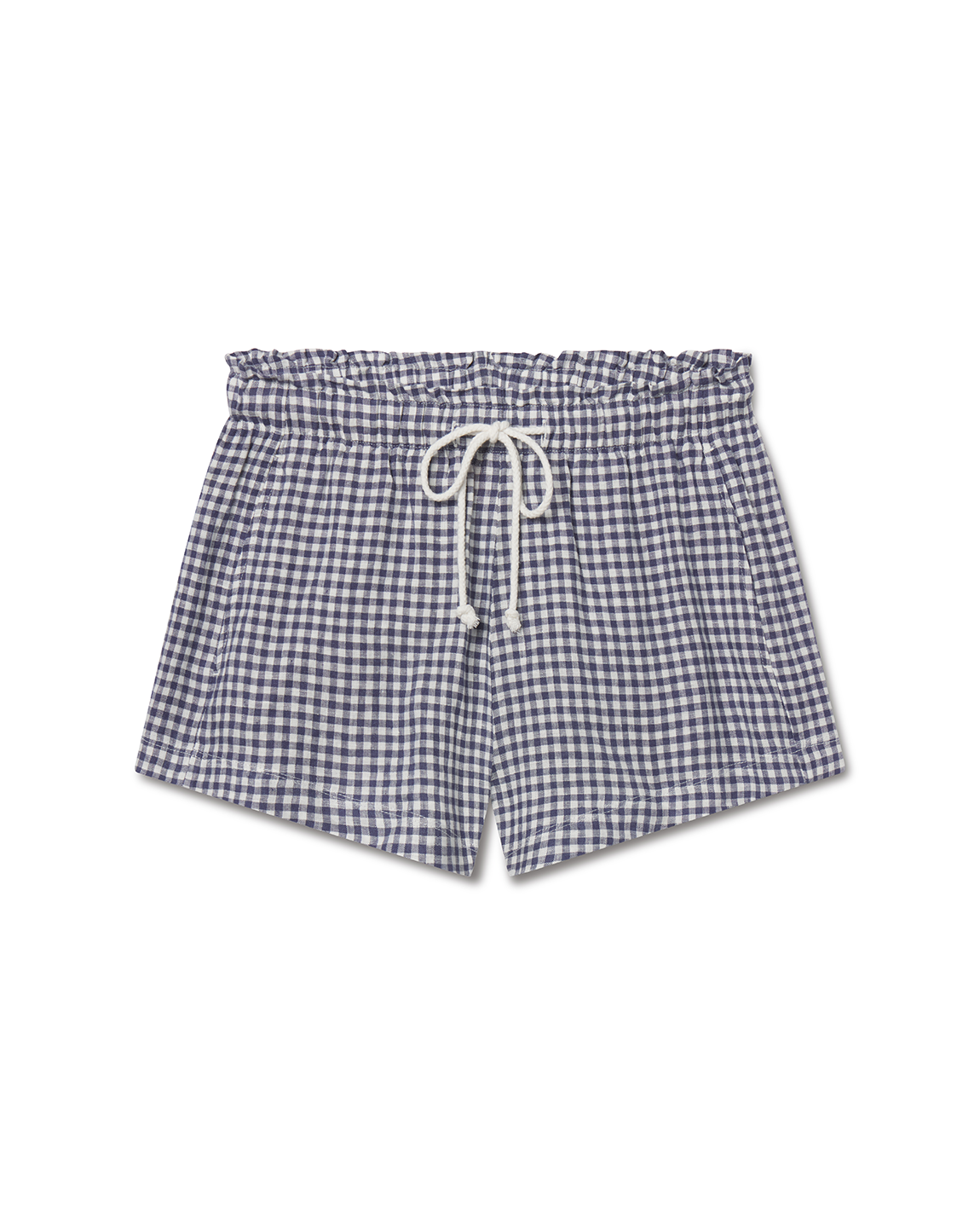 Getaway Short - Gingham: Varsity / Coconut – Left On Friday