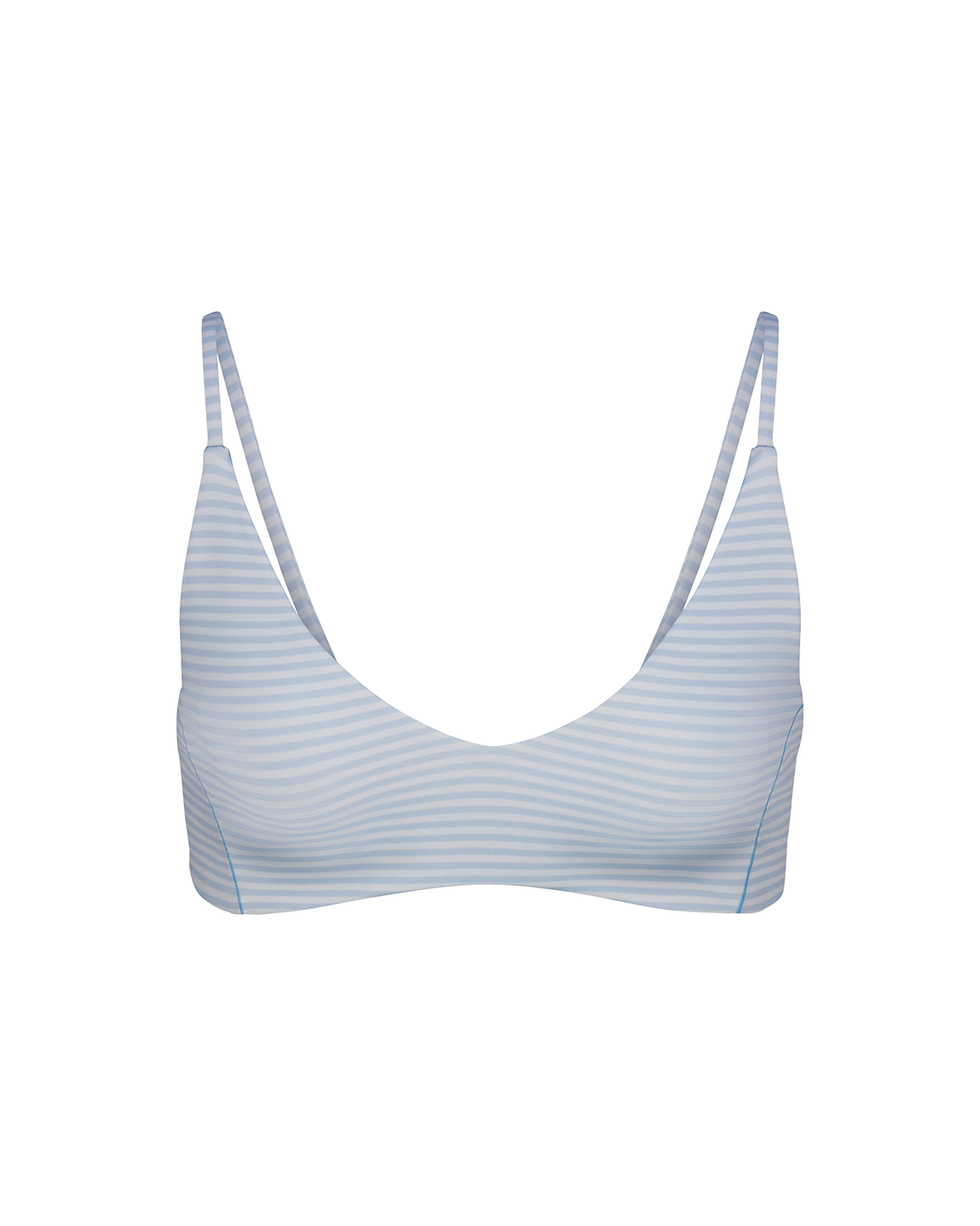 Sunday Top - Splash Stripe Horizontal: Blue Skies / Coconut – Left On ...