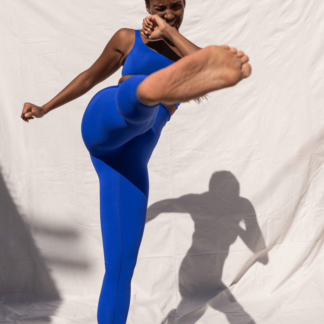 Super Moves Tight - Super Moves Fabric Blue Legging – Left On Friday